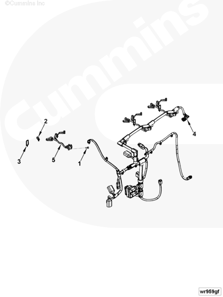 Fuel Injector Wiring Harness 3287699 Cummins ISB6.7 QSB6.7 Diesel ...