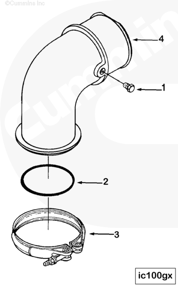 3068015 Cummins QSM11 Air Transfer Connection Generator Parts - Buy ...